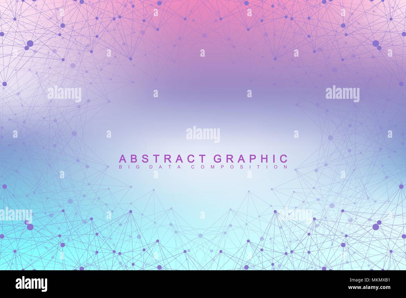 Big data visualization. Graphic abstract background communication ...