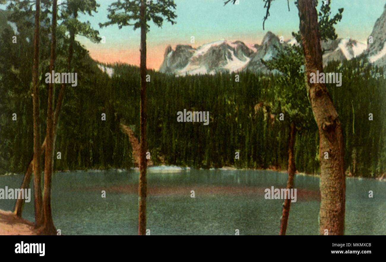 Fern Lake, Rocky Mountain National Park Stock Photo - Alamy