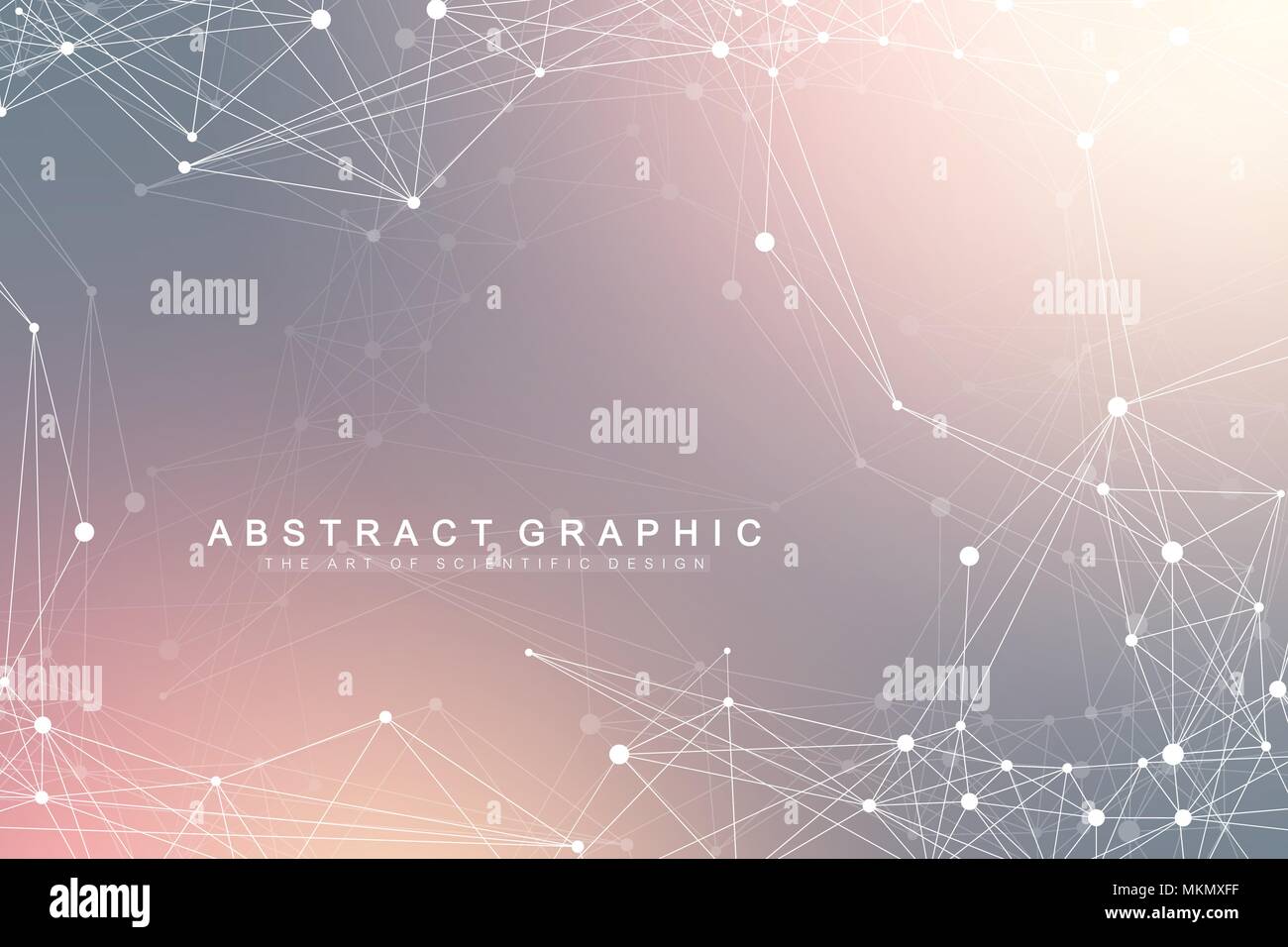 Big data visualization. Graphic abstract background communication ...