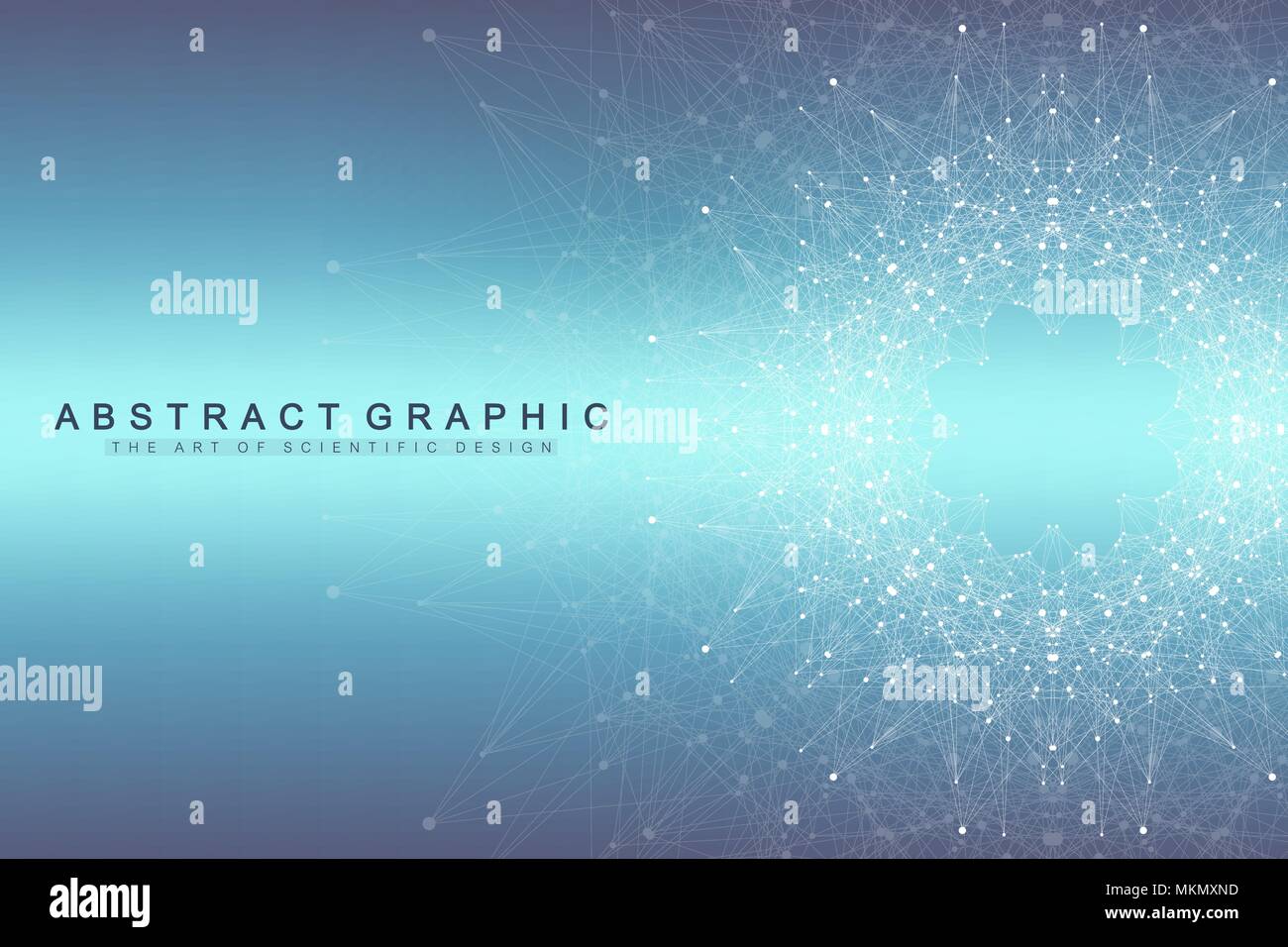 Big data visualization. Graphic abstract background communication ...