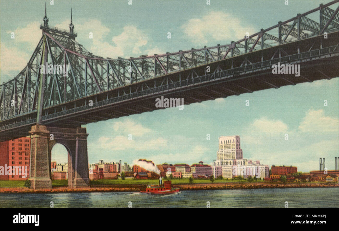 Queensborough Bridge. New York City Stock Photo - Alamy