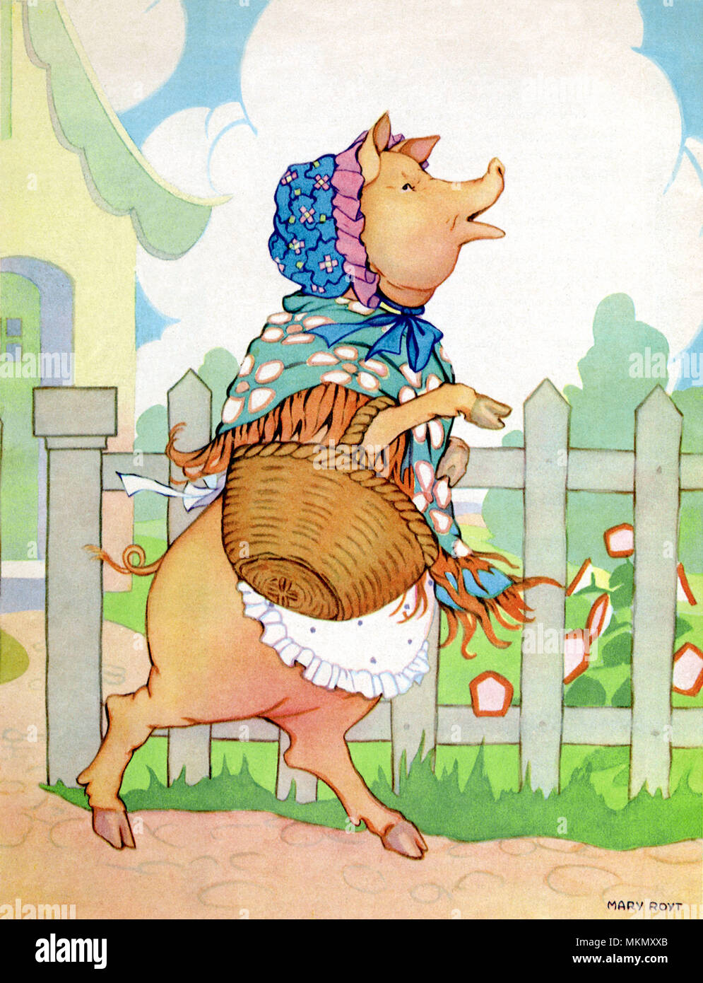 One Little Pig Stock Photo - Alamy