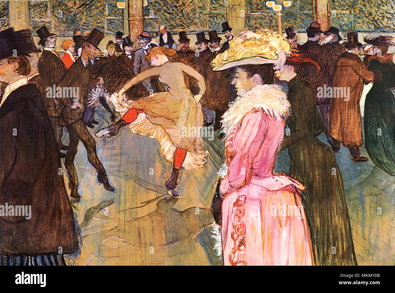 At the Moulin Rouge Stock Photo - Alamy