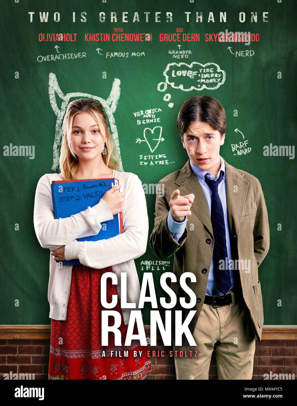 CLASS RANK, poster, from left, Olivia Holt, Skyler Gisondo, 2017 ...