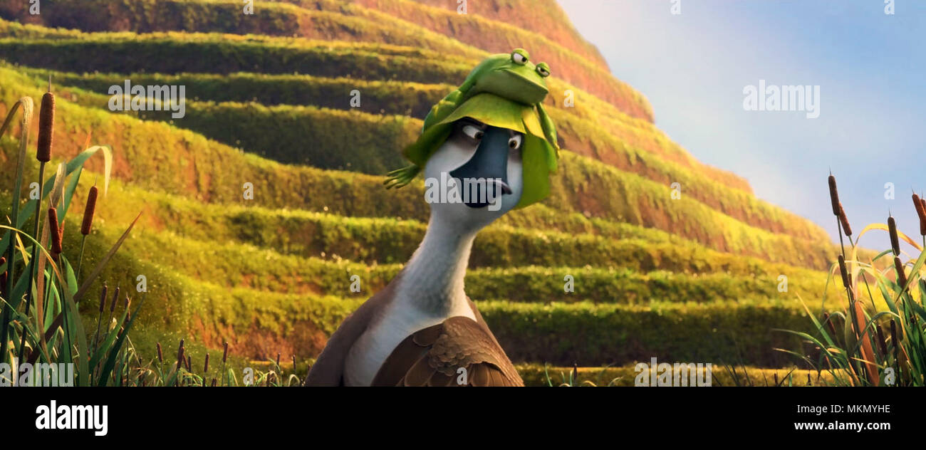 DUCK DUCK GOOSE, Peng (bottom, voice: Jim Gaffigan), 2018. © Open Road ...