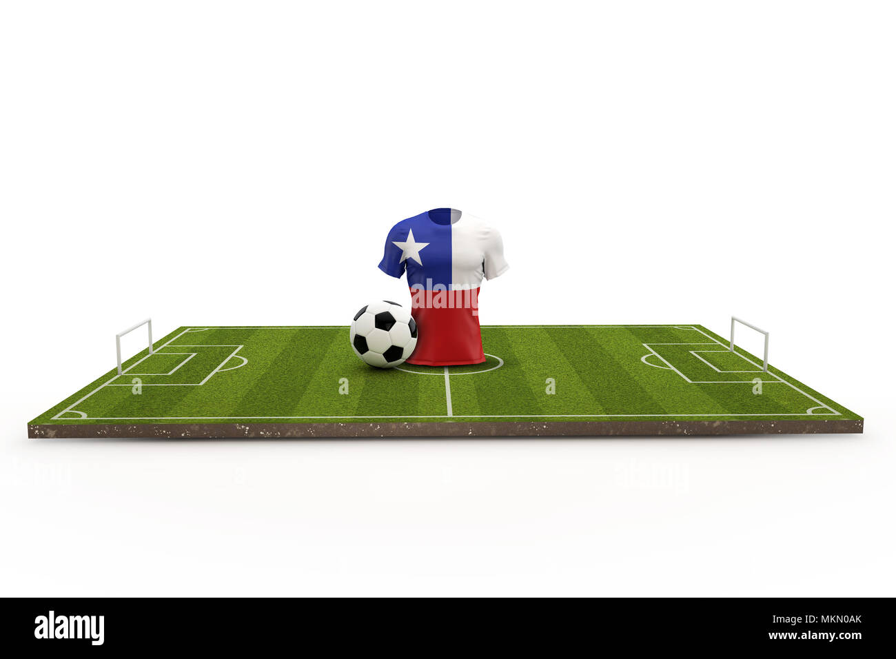 Chile soccer pitch match stadium hi-res stock photography and images ...