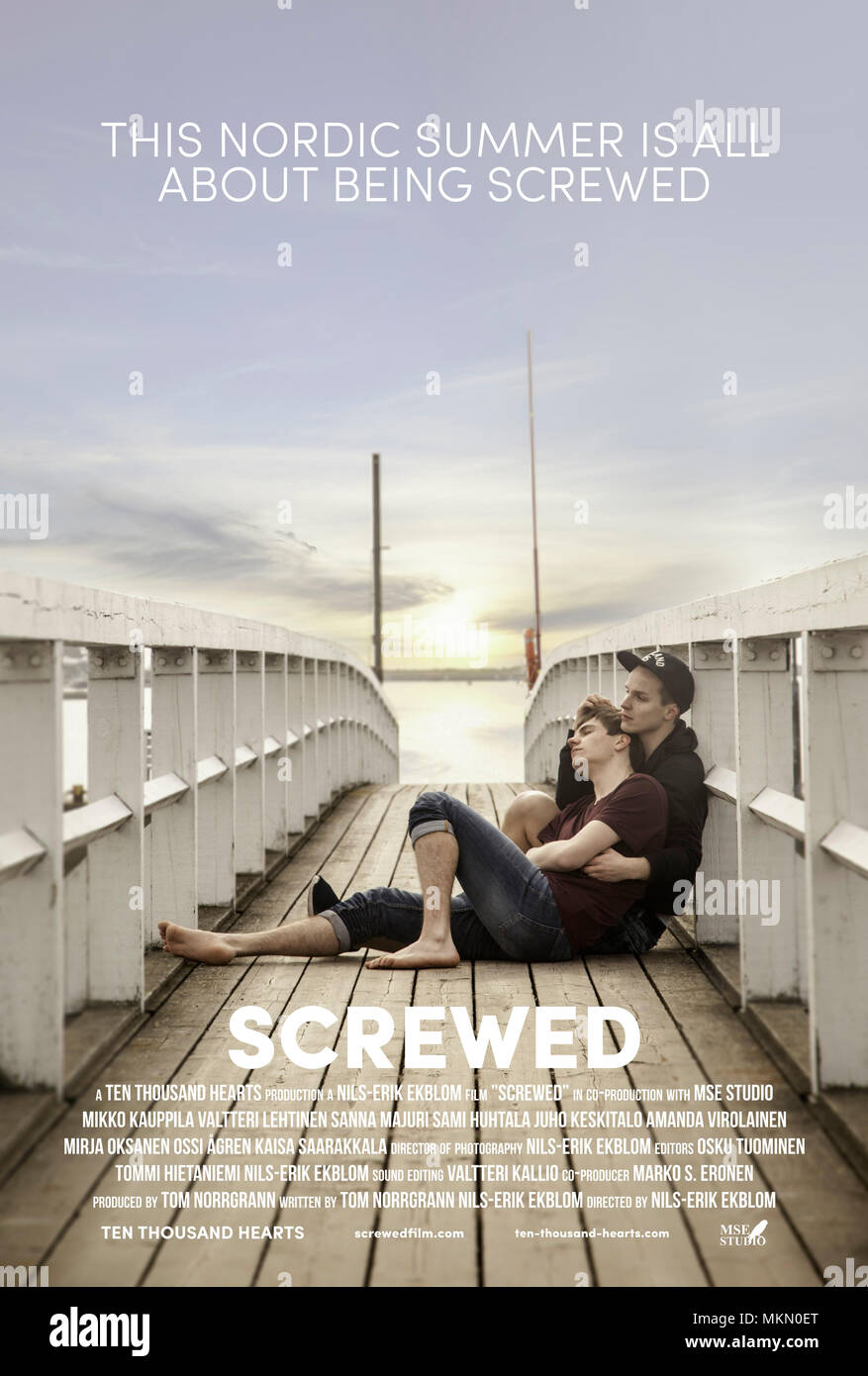 SCREWED, (aka PIHALLA), poster, from left: Mikko Kauppila, Valtteri ...