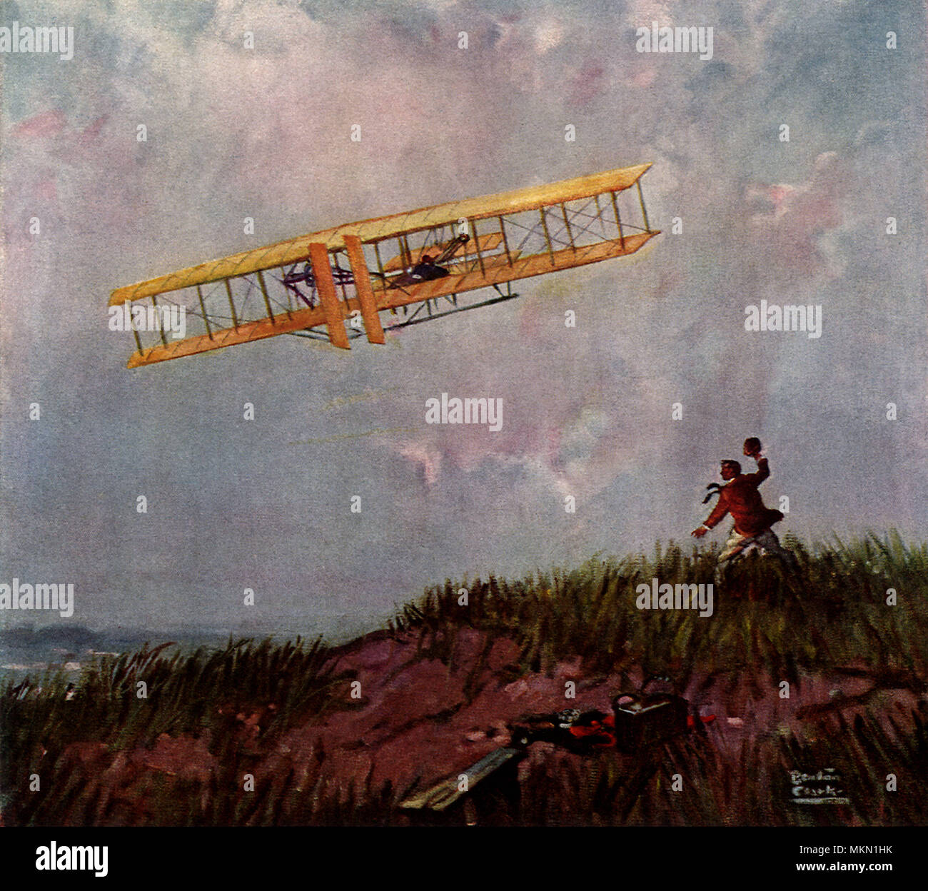 Wright brother flight hi-res stock photography and images - Alamy