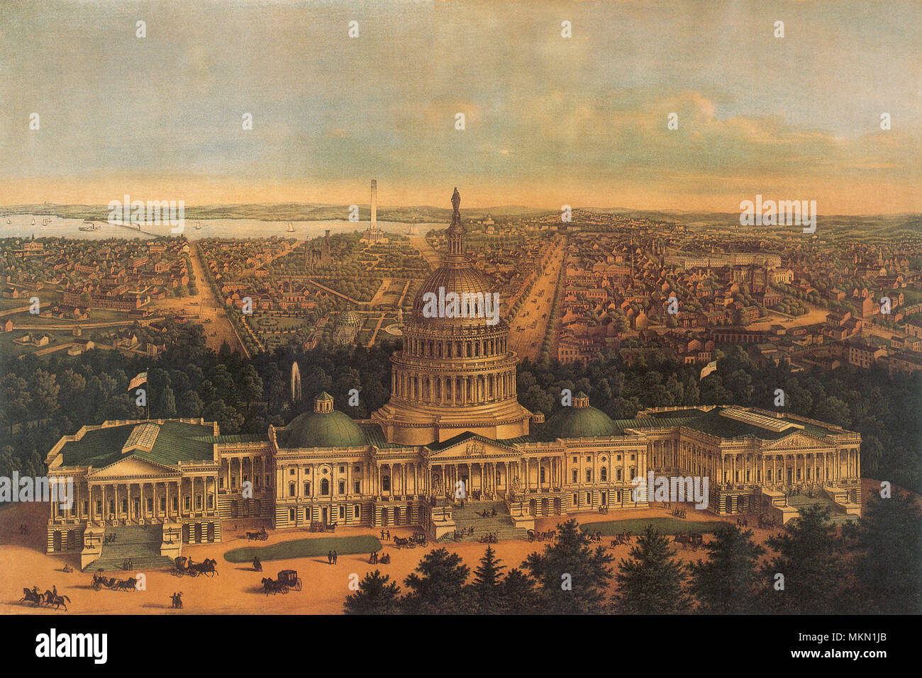 View of Washington, D.C Stock Photo - Alamy