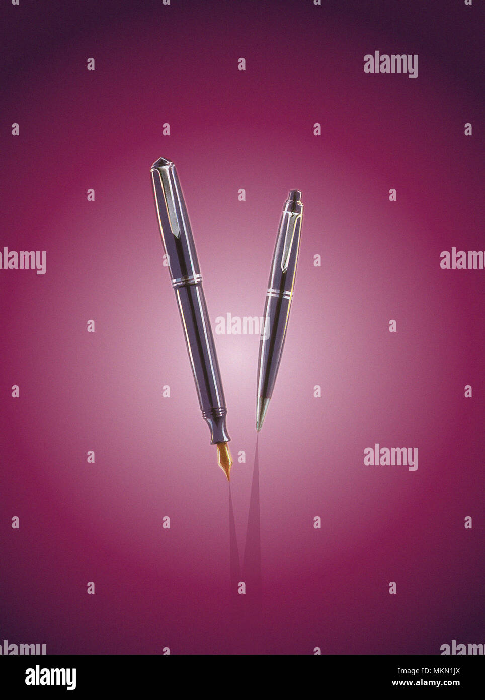 Vintage pens hi-res stock photography and images - Alamy