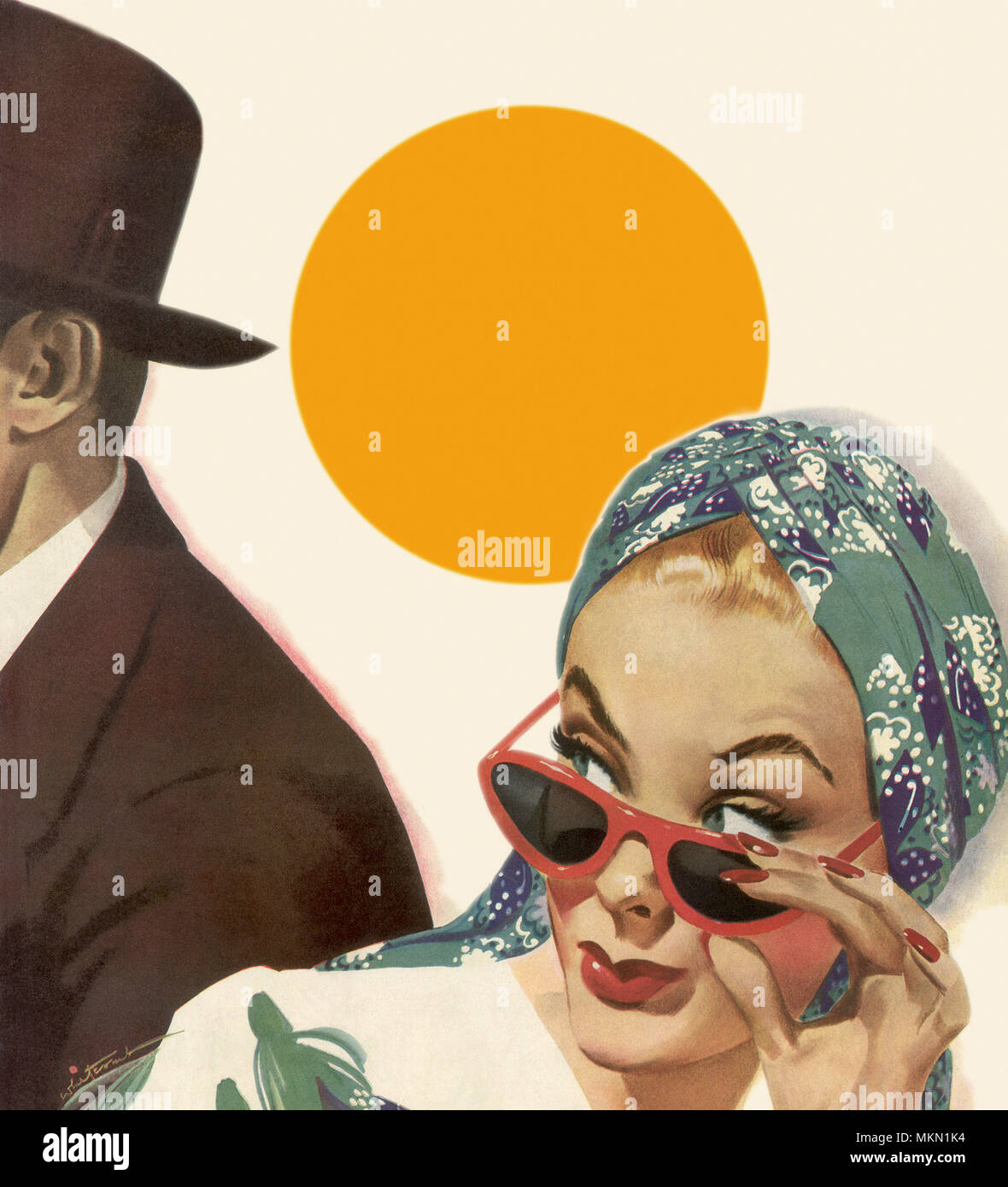 Getting a Better Look Stock Photo - Alamy