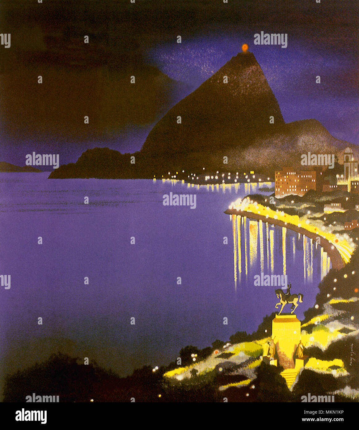 Vintage brazil poster hi-res stock photography and images - Alamy