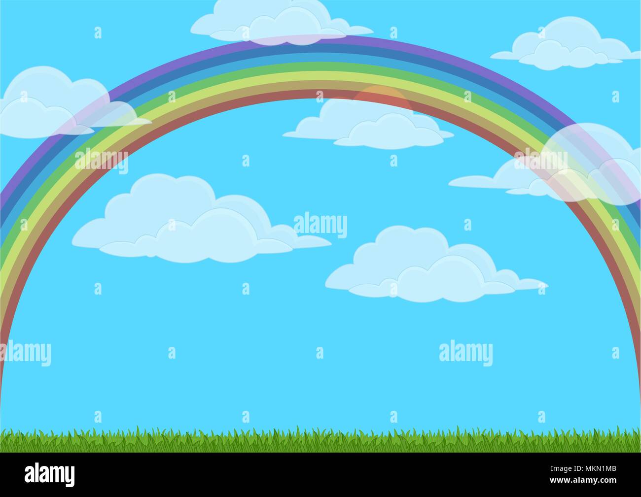 Rainbow land Stock Vector Images - Alamy