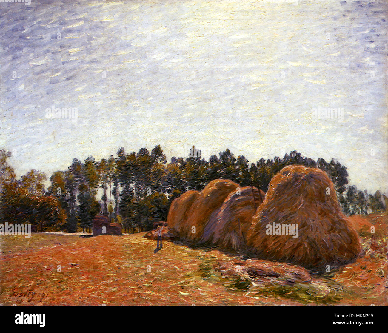The haystacks hi-res stock photography and images - Alamy