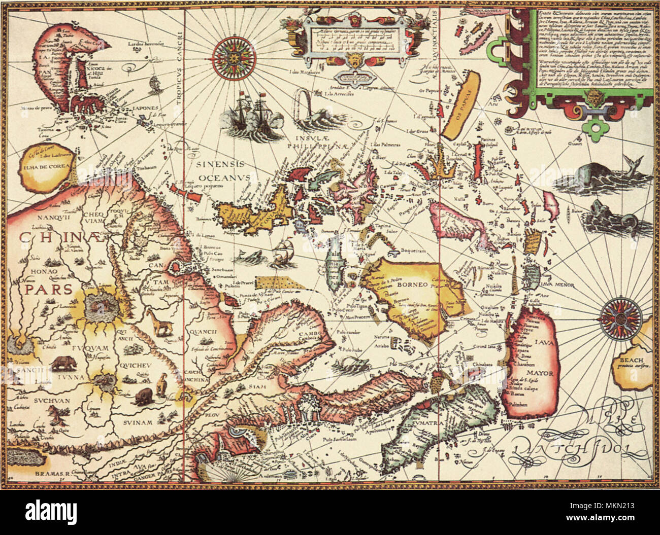 Old maps of china hi-res stock photography and images - Alamy