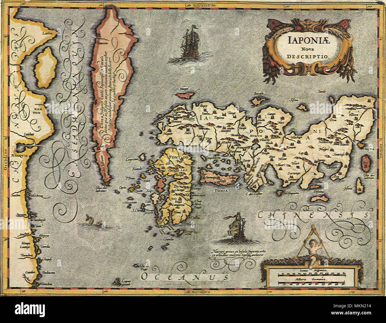 Korea japan map hi-res stock photography and images - Alamy