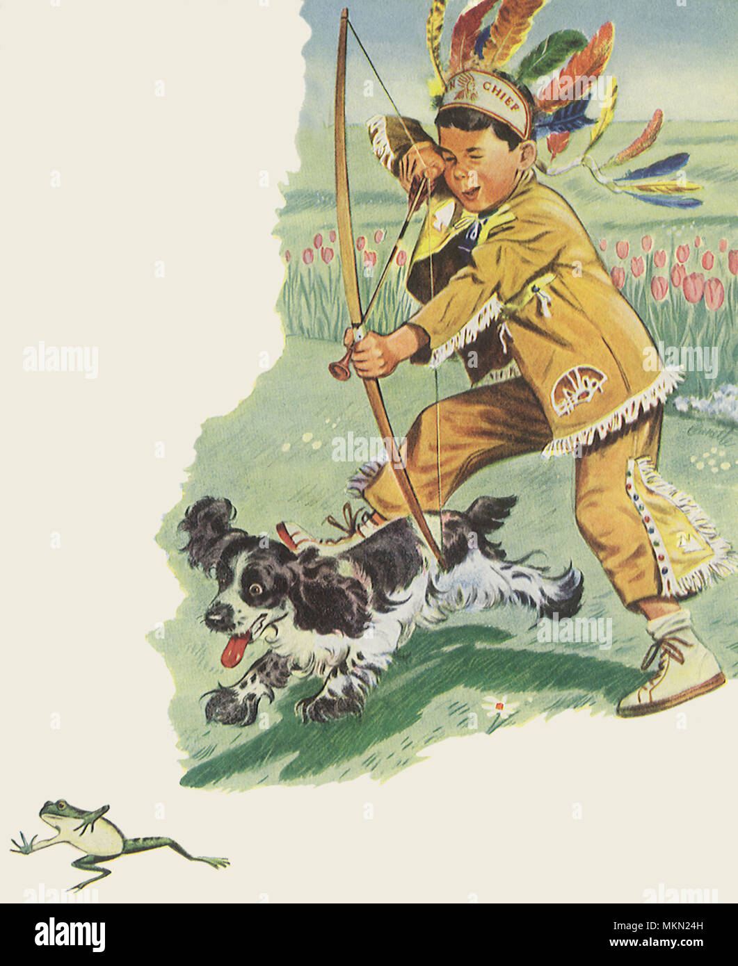 The Great Frog Hunt Stock Photo - Alamy