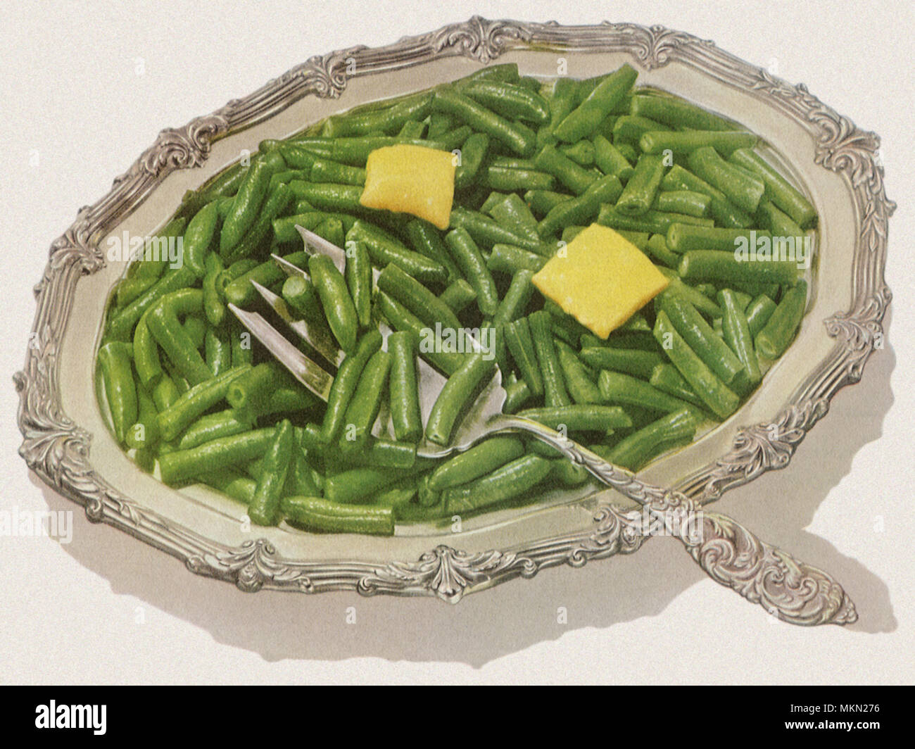 String beans illustration hi-res stock photography and images - Alamy