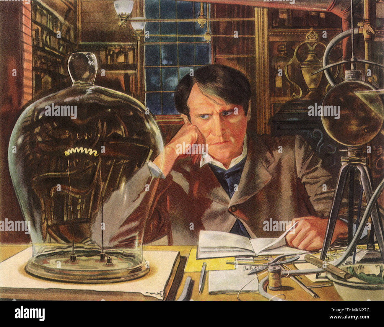 Edison invention hi-res stock photography and images - Alamy