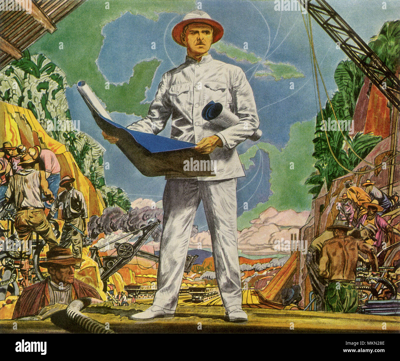 Goethals in Panama Stock Photo - Alamy