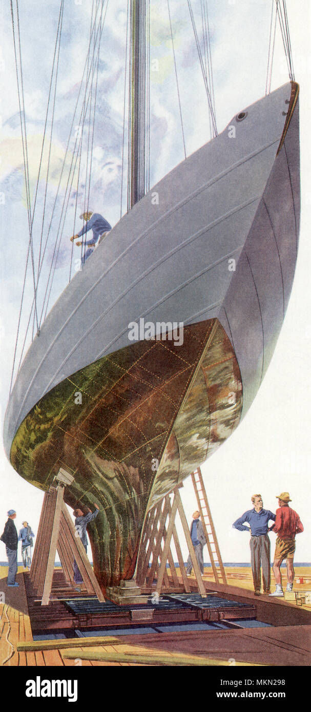 Enterprise in Drydock Stock Photo - Alamy