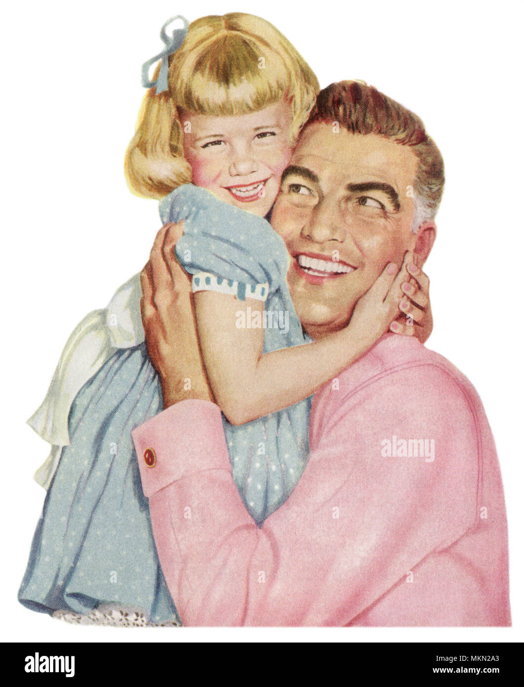 Daddys little girl Cut Out Stock Images & Pictures - Alamy