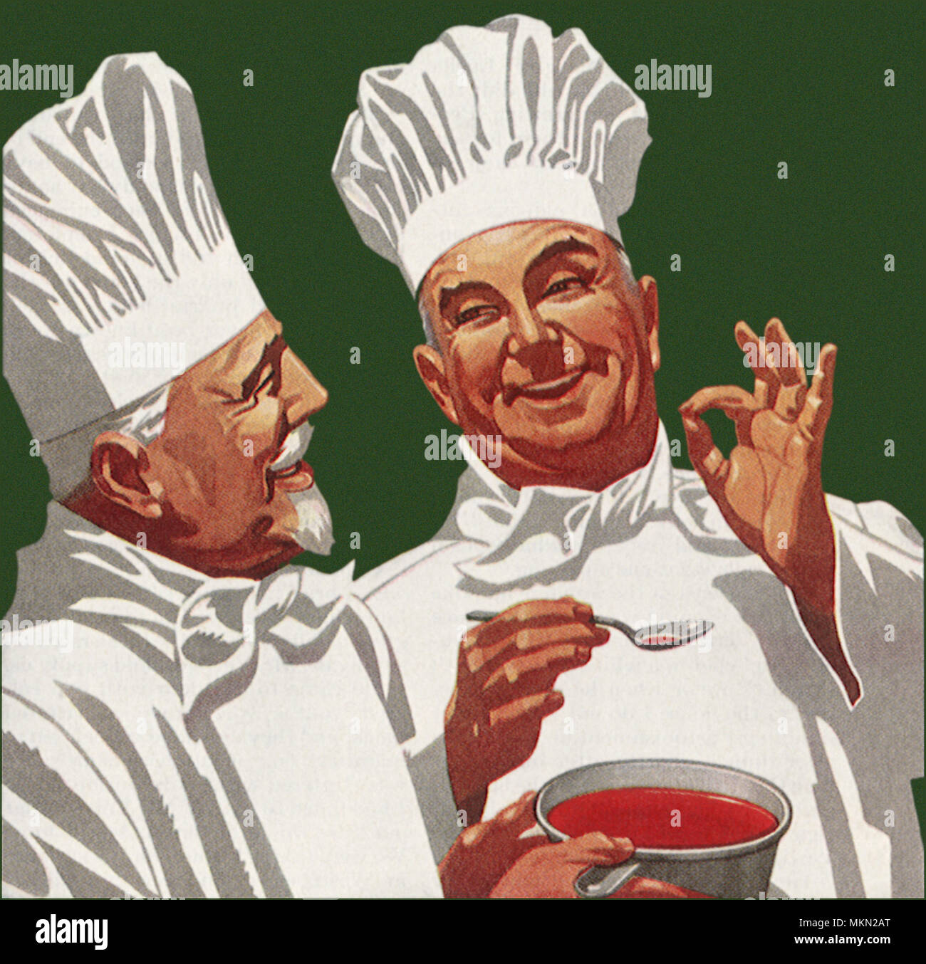 Vintage chef sign hi-res stock photography and images - Alamy