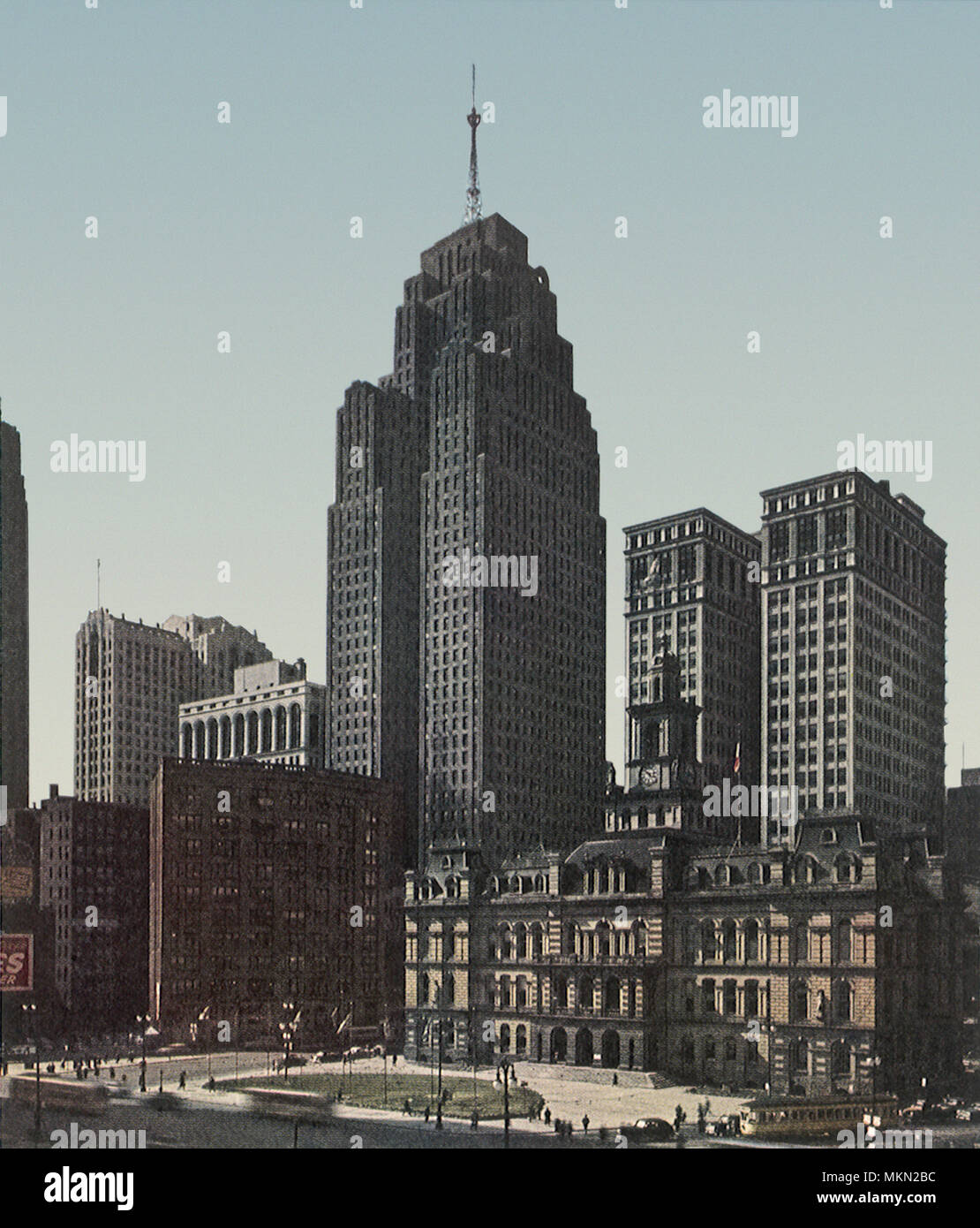 Detroit skyscrapers hi-res stock photography and images - Alamy