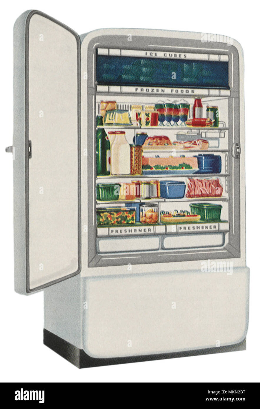 Vintage refrigerator hi-res stock photography and images - Alamy