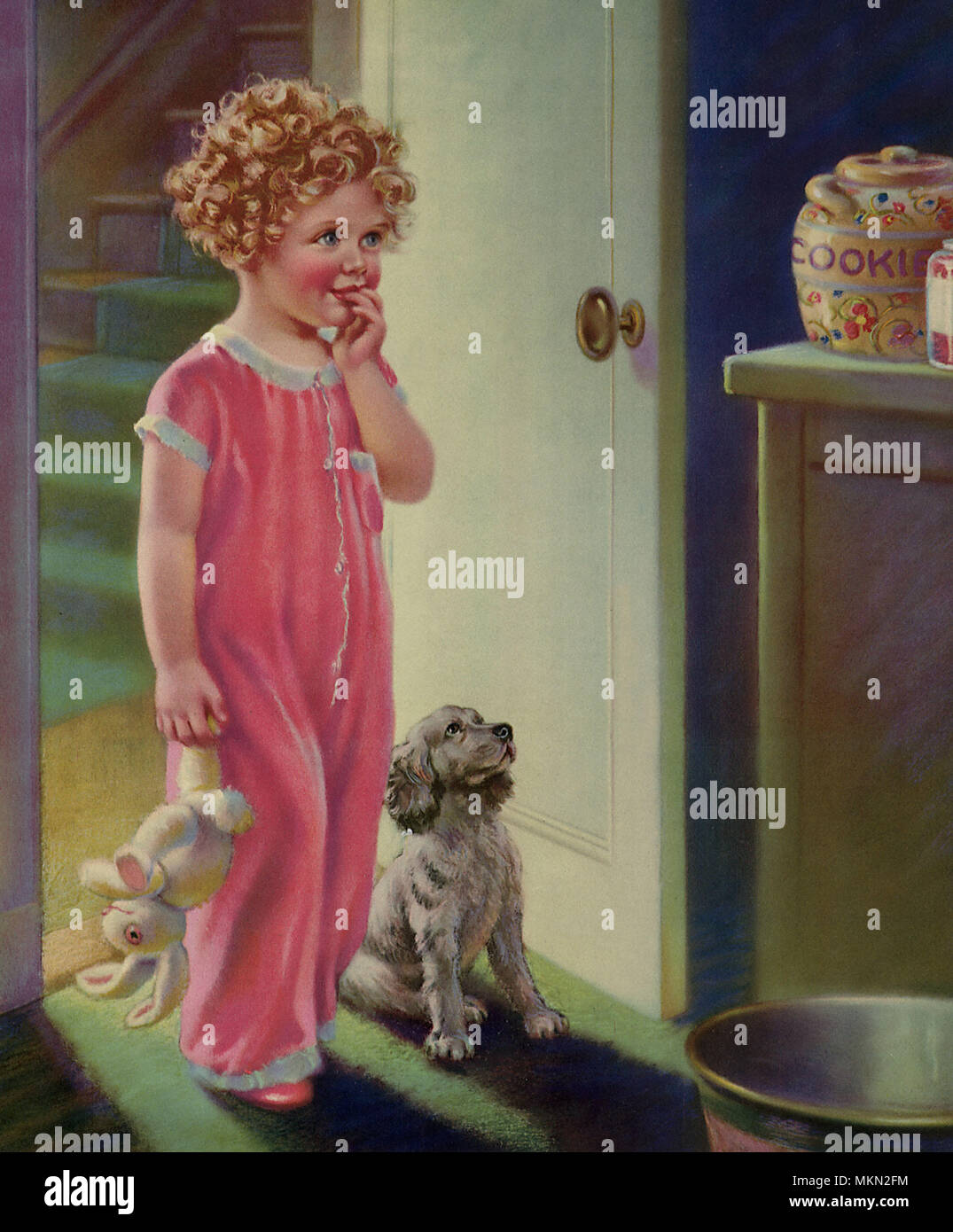 Midnight snack illustration hi-res stock photography and images - Alamy