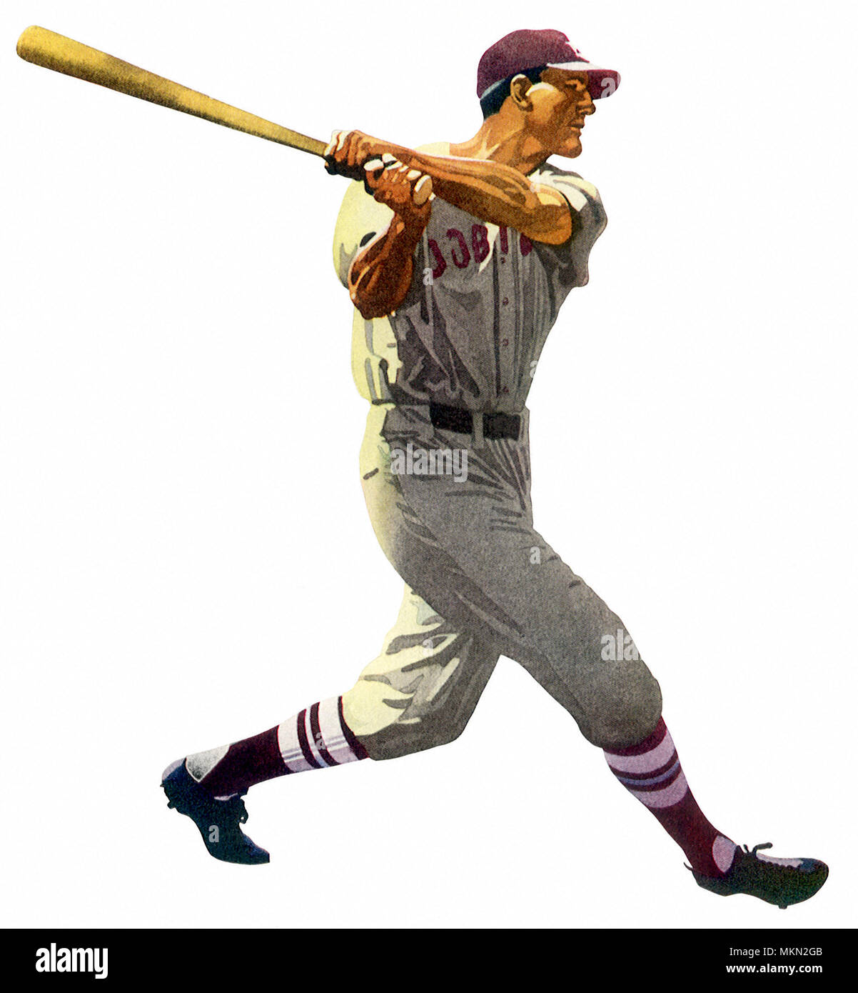 Batter hitting baseball hi-res stock photography and images - Alamy