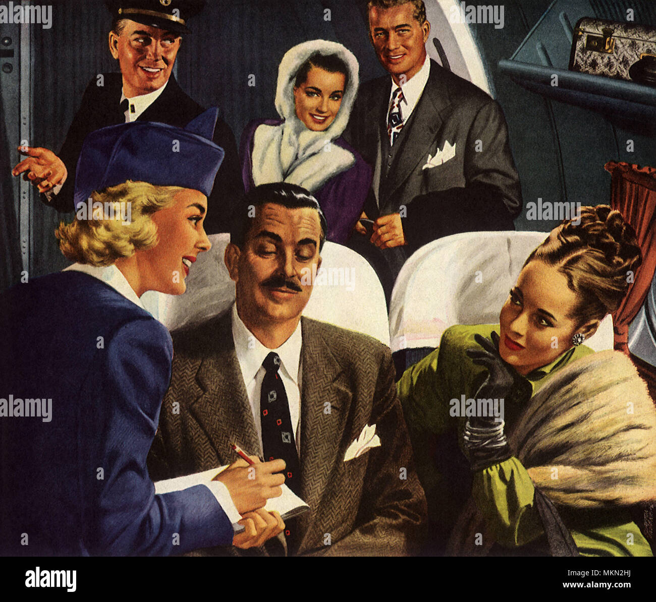 The Friendly Skies Stock Photo - Alamy