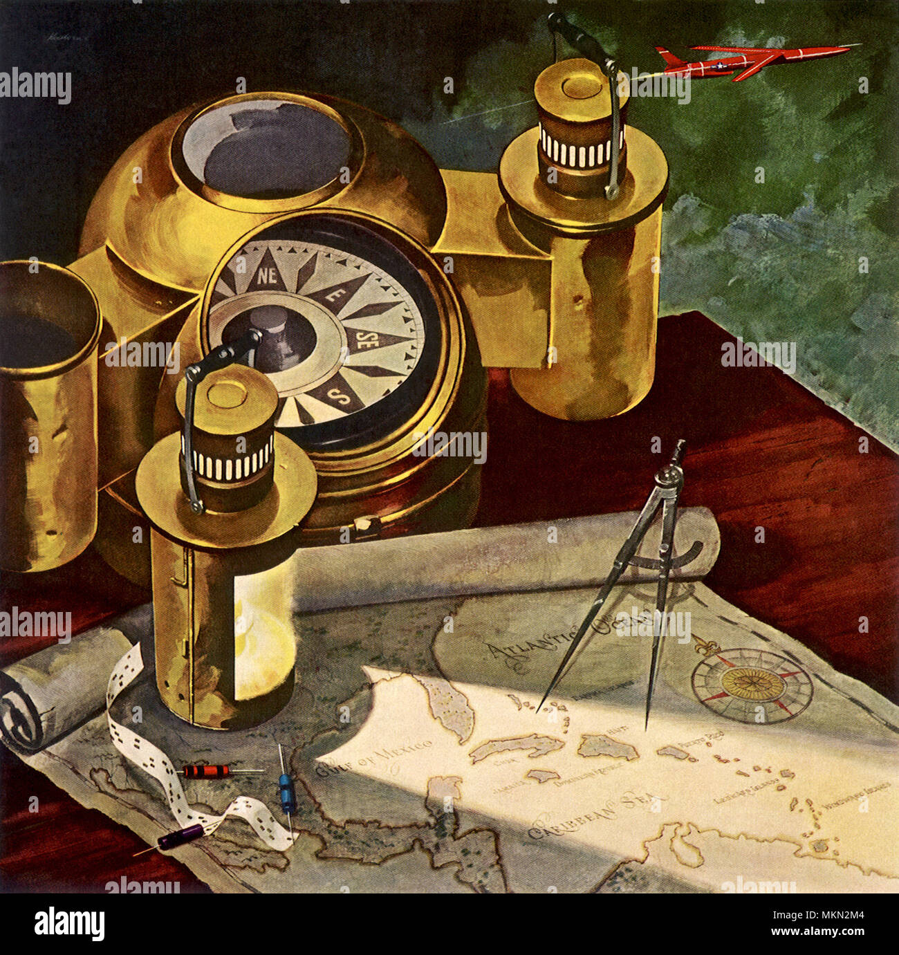 Vintage military maps hi-res stock photography and images - Alamy
