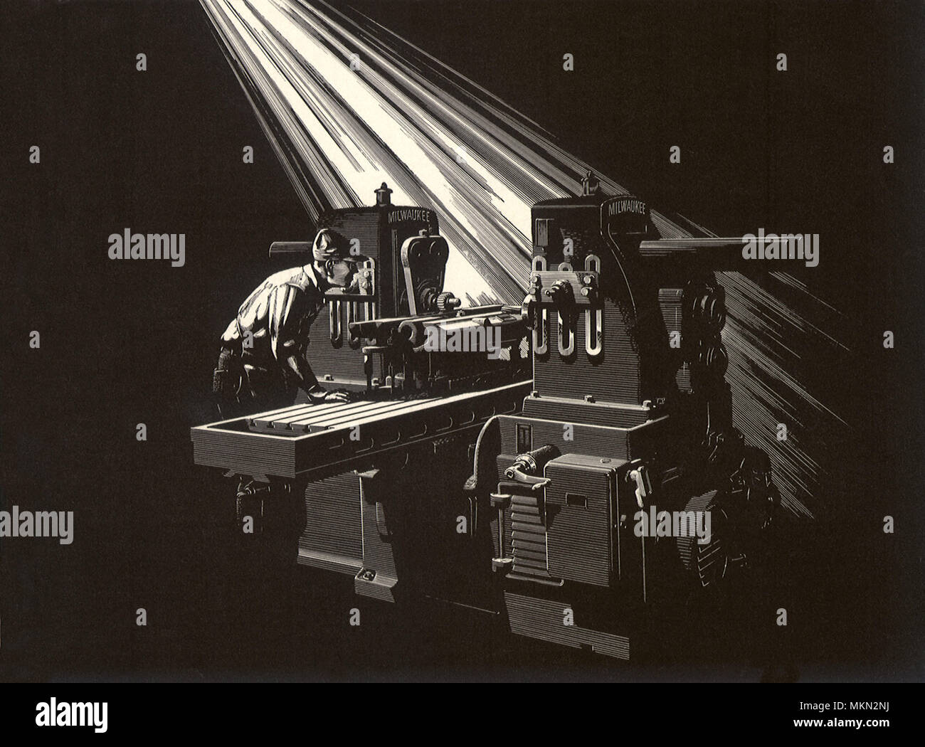 Vintage milling hi-res stock photography and images - Alamy