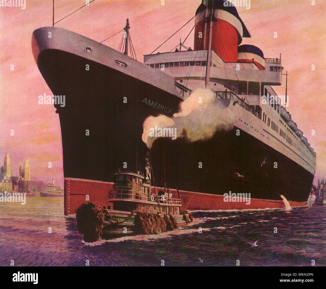 Luxury liner vintage hi-res stock photography and images - Alamy