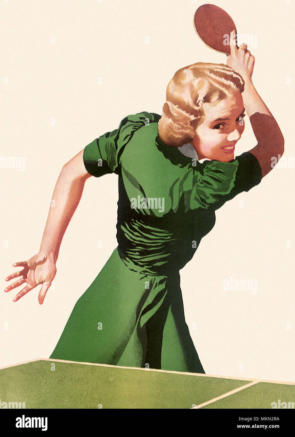 Vintage ping pong hi-res stock photography and images - Alamy