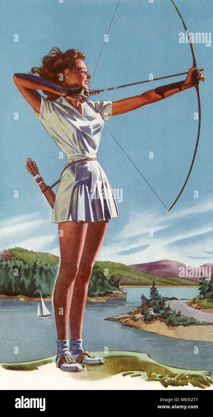 Female Archer High Resolution Stock Photography and Images - Alamy