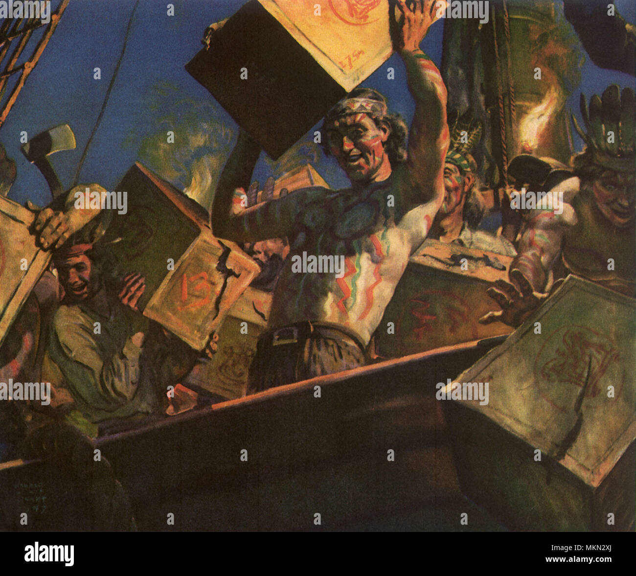 British colonists 1773 hi-res stock photography and images - Alamy