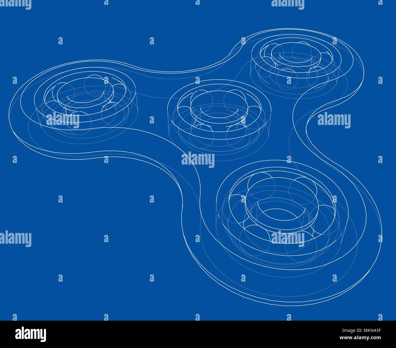 Sketch spinner Stock Vector Images - Alamy