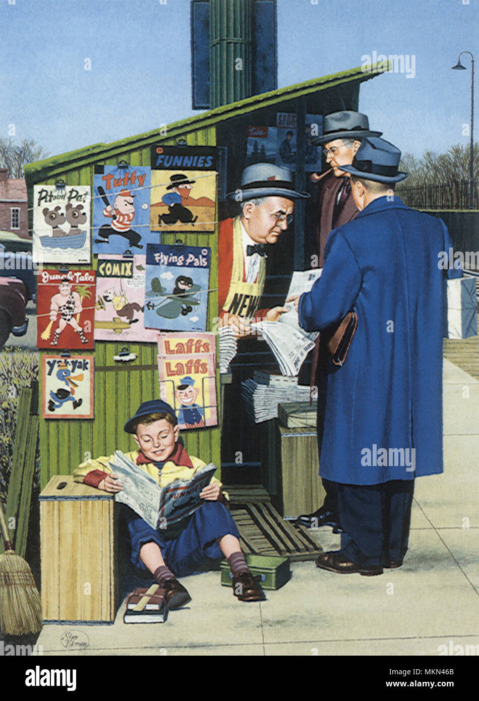 Boy sits train station hi-res stock photography and images - Alamy