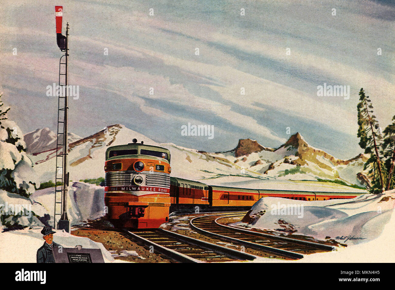 Vintage diesel train locomotive hi-res stock photography and images - Alamy