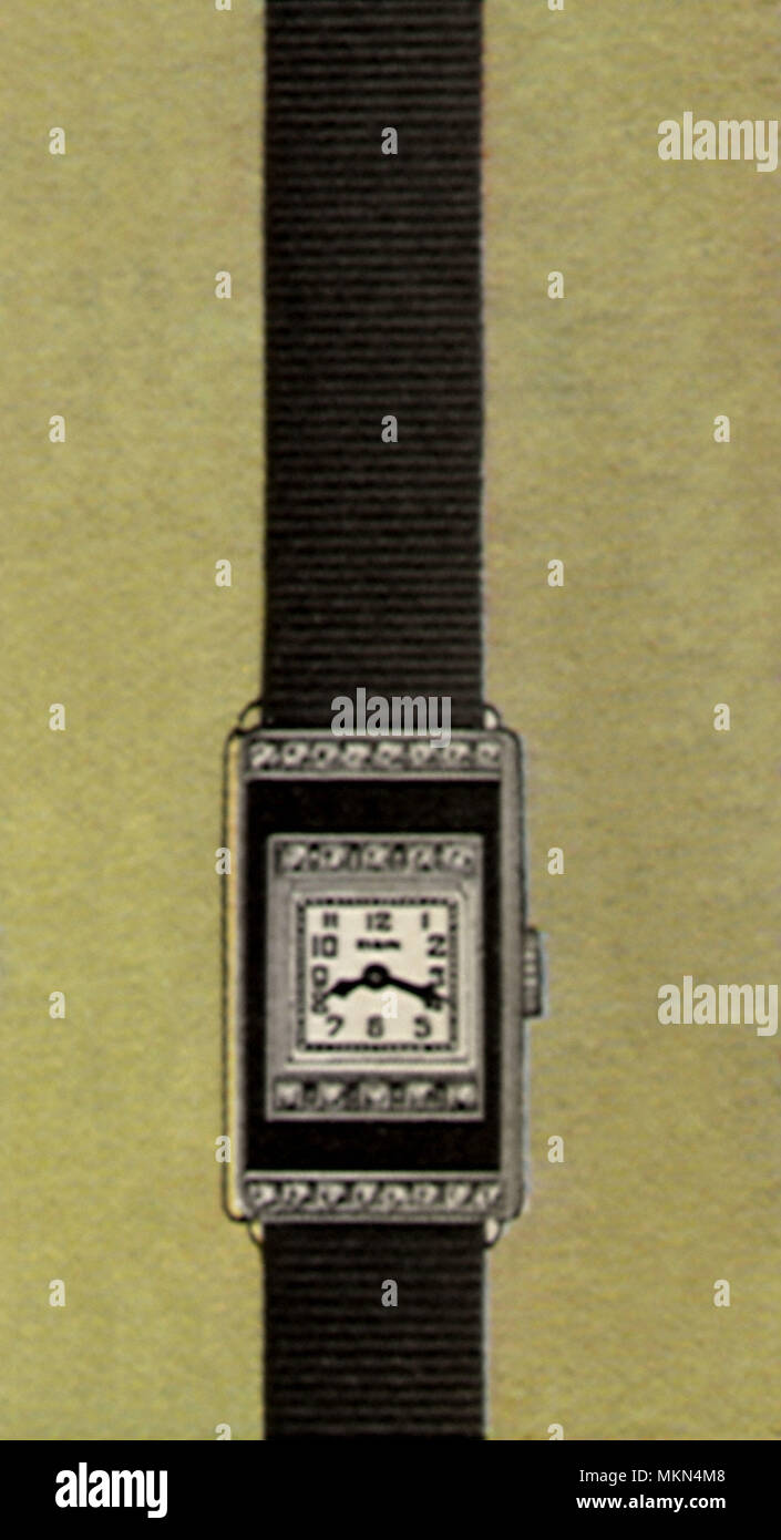 Diamond Row Watch Stock Photo - Alamy