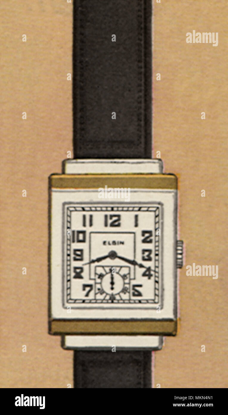 Gold Striped Watch Stock Photo - Alamy