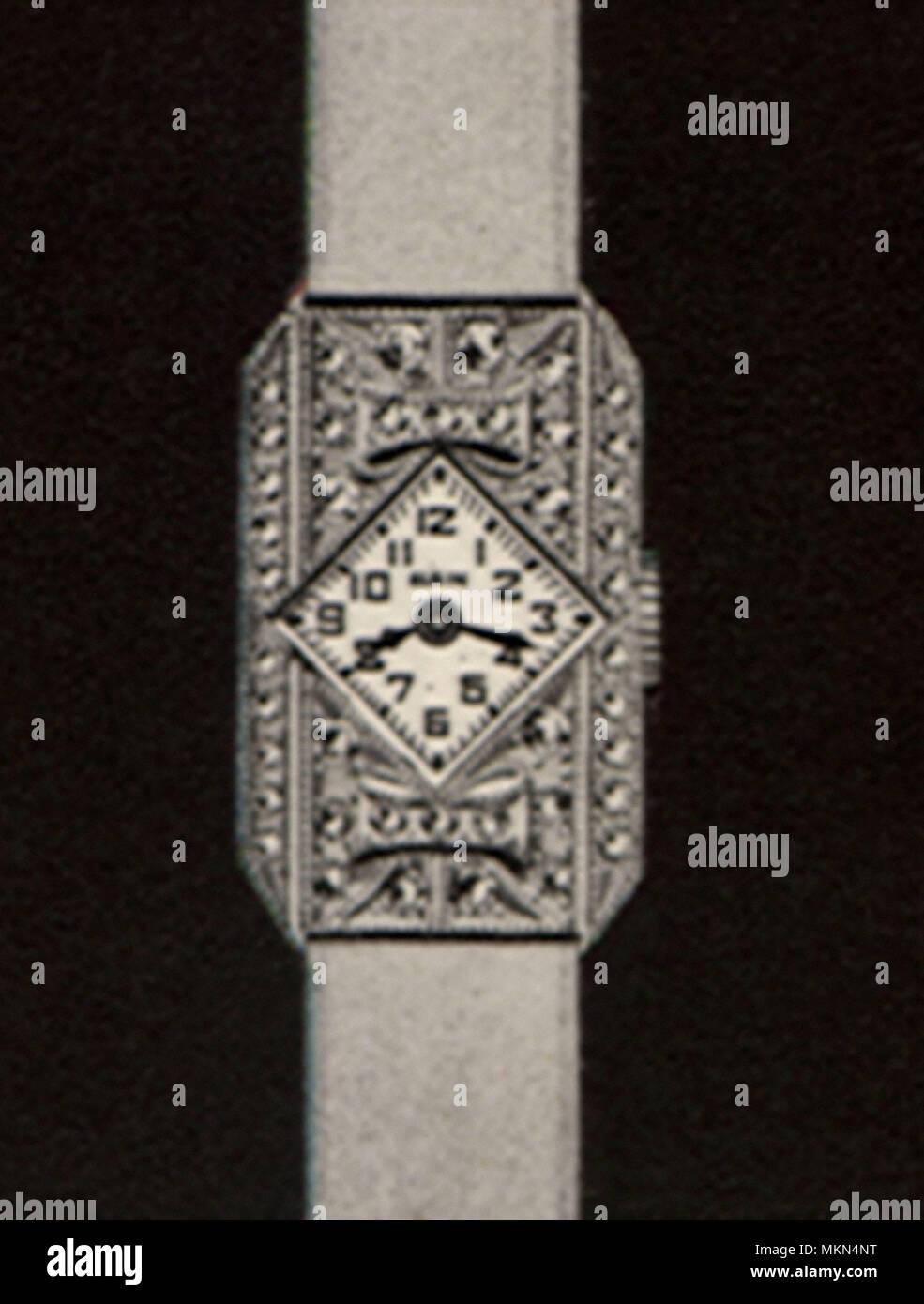 Intricate Silver Watch Stock Photo - Alamy