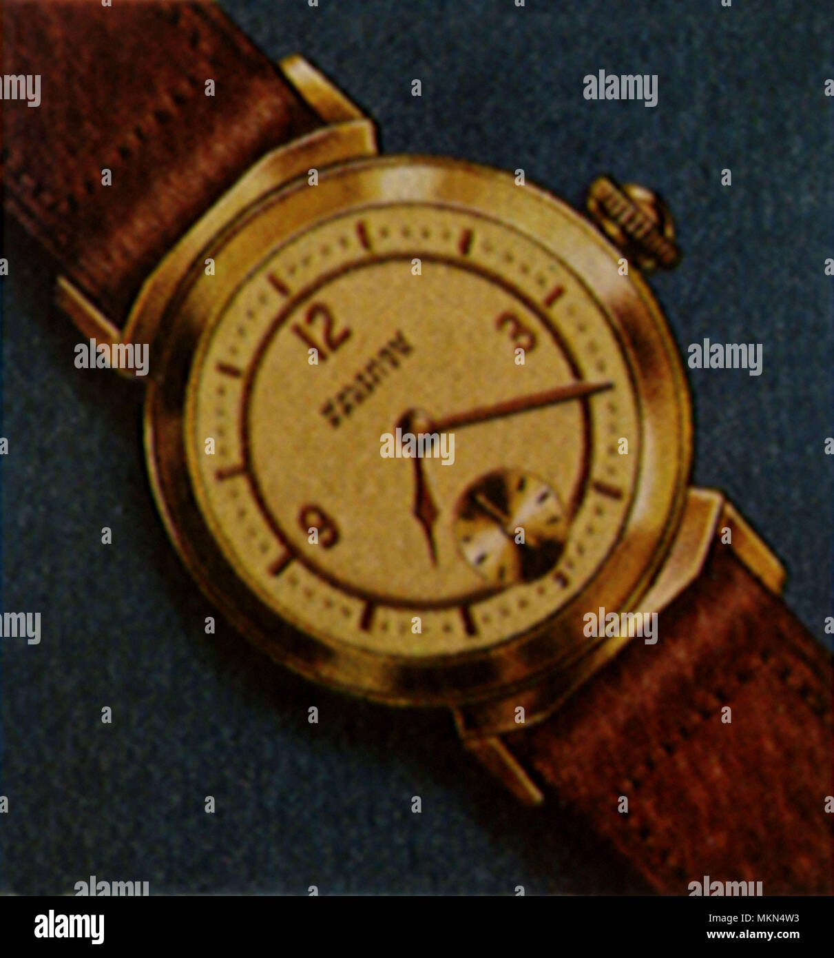Gold Watch, Gold Dial Stock Photo - Alamy