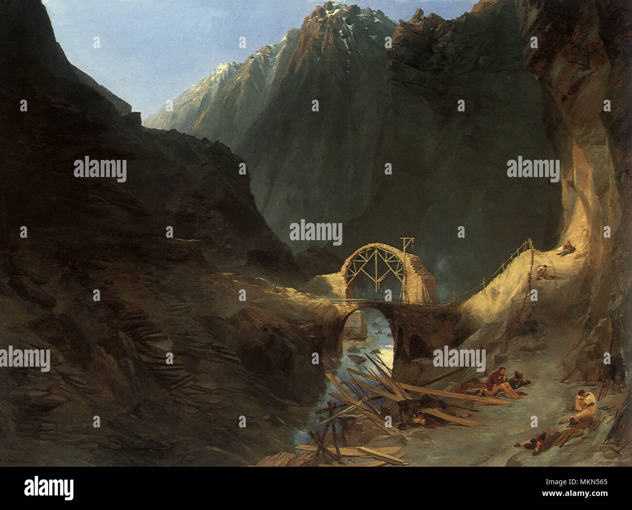 Building Devil's Bridge Stock Photo - Alamy