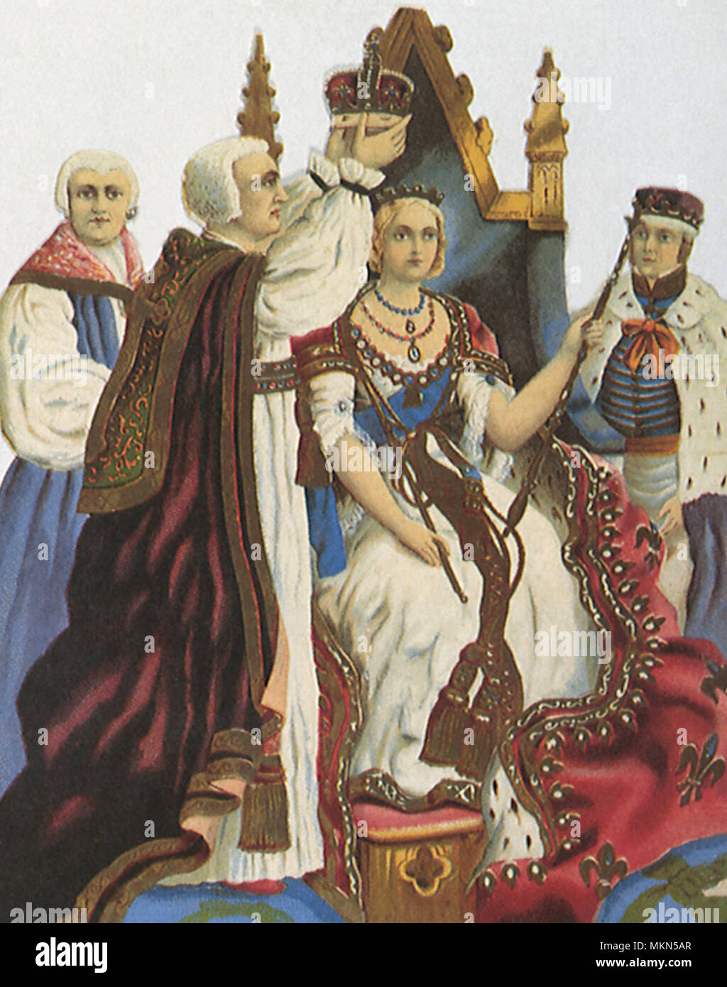 Queen victoria crowned hi-res stock photography and images - Alamy