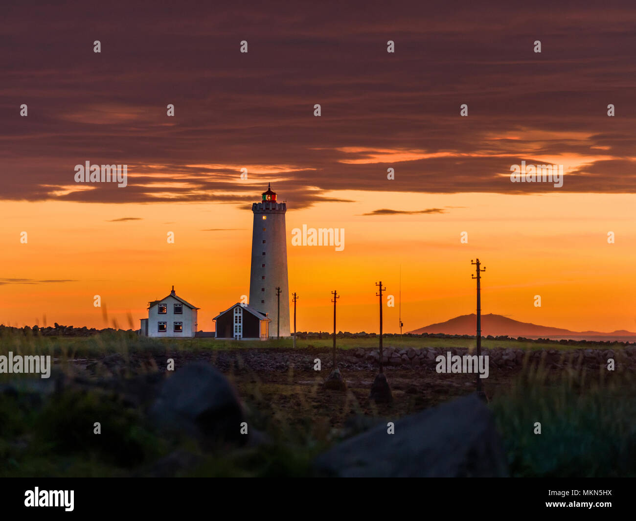 Iceland lighthouses hi-res stock photography and images - Alamy