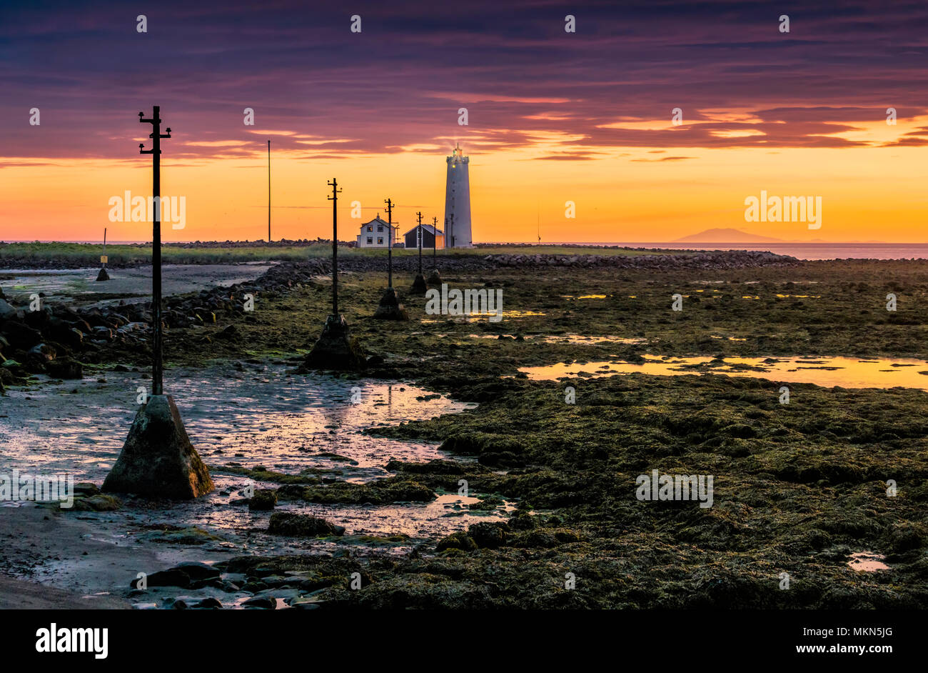 Seltjarnarnes lighthouse hi-res stock photography and images - Alamy