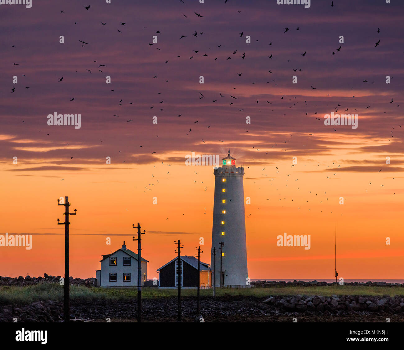 Iceland lighthouses hi-res stock photography and images - Alamy